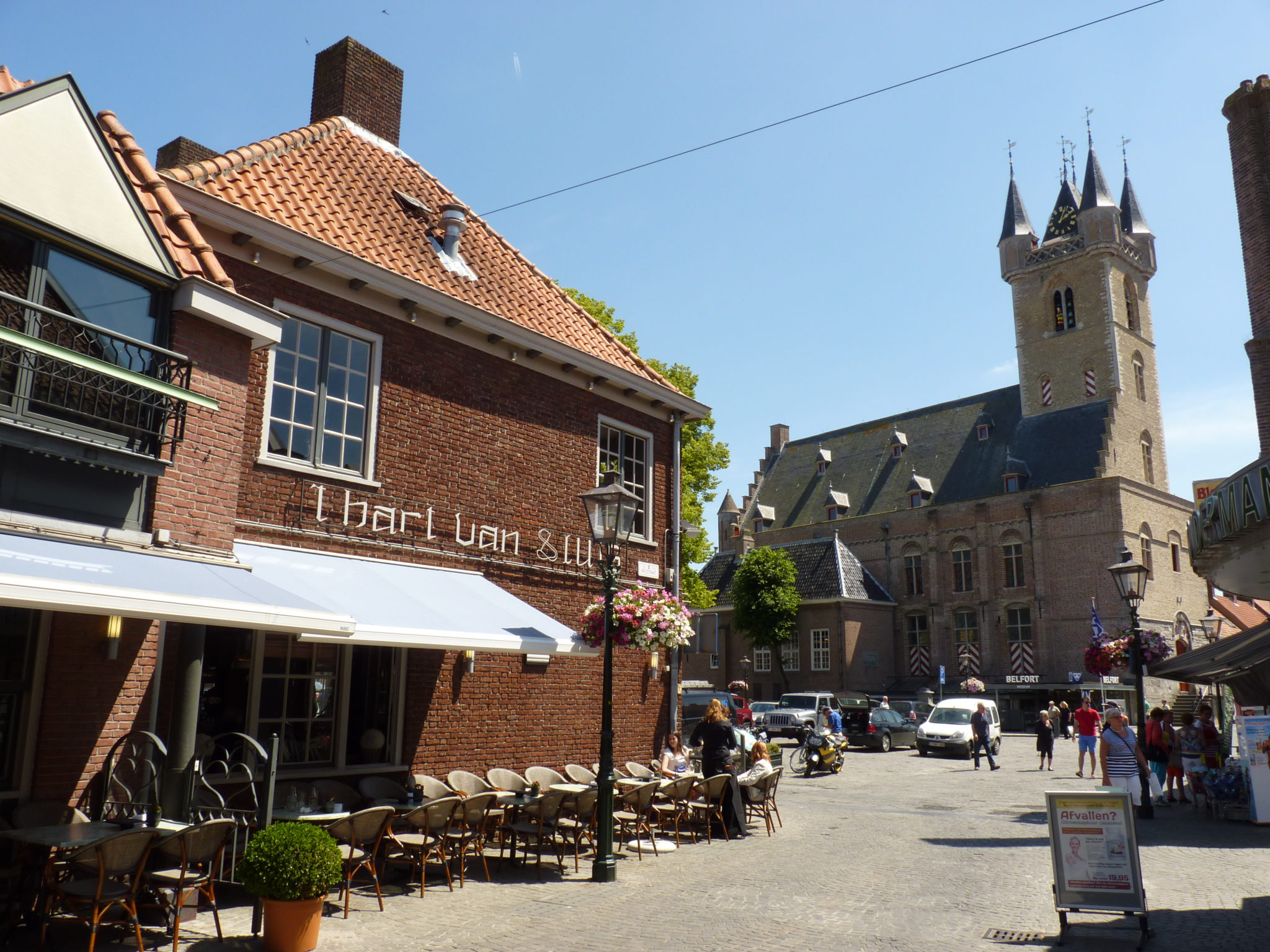 Maak eens een stadswandeling in Sluis.