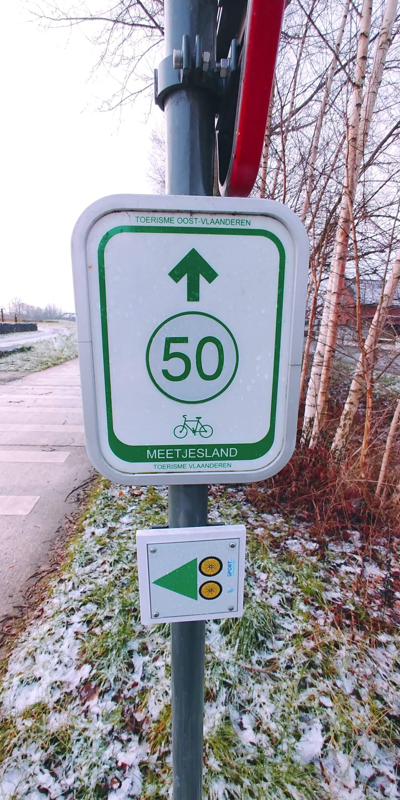 Nieuw mountainbikeparcours in Evergem.